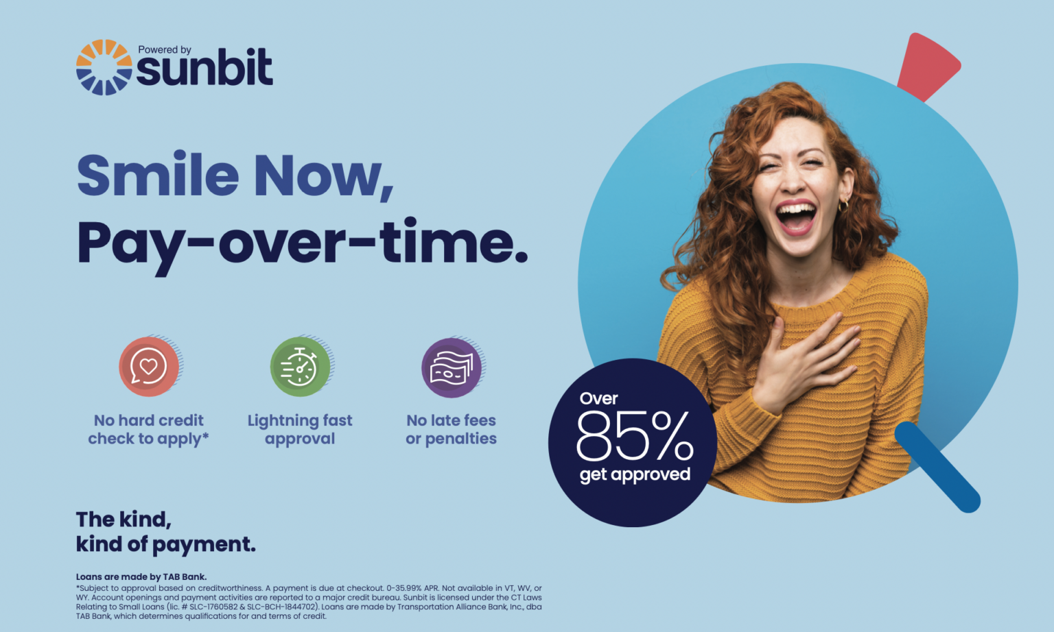 Sunbit Pay Over Time Plan for Dental Visits | River Run Dental